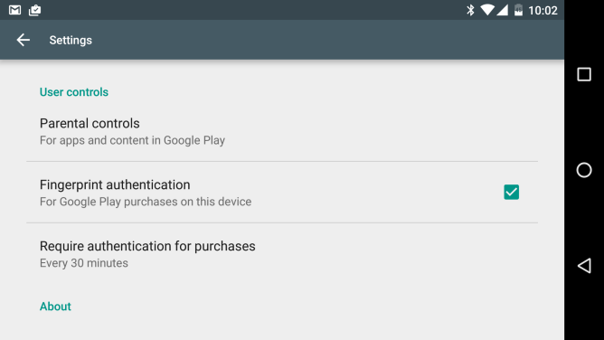 Google Play Store Now Supports Fingerprint Authorization For Purchases