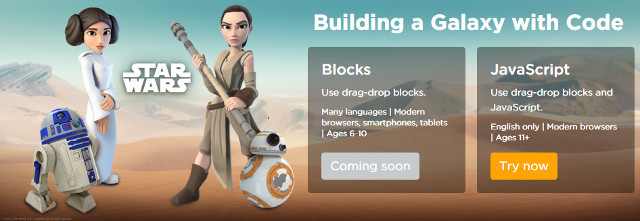 Disney And Code Org Introduces Javascript In Star Wars Flavor Ubergizmo